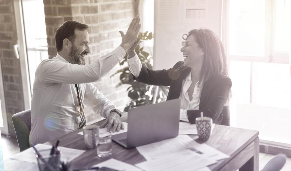 Free Stock Photo of Business Agreement - Business Plan - Man and Woman ...