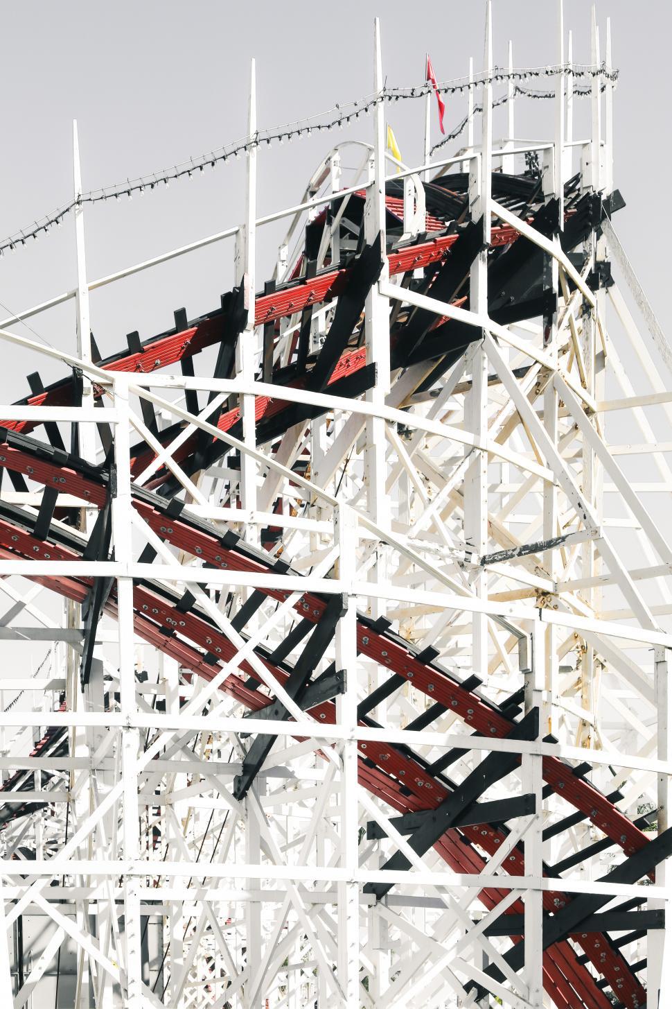 Free Stock Photo of Wooden Roller Coaster Track | Download Free Images ...