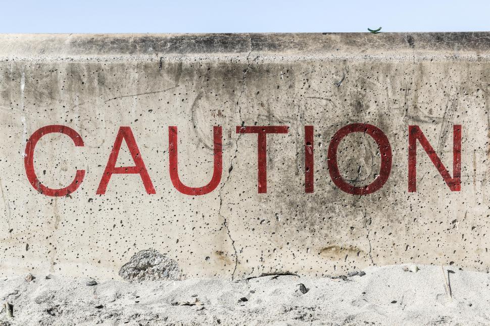 Free Stock Photo of CAUTION in red paint | Download Free Images and ...