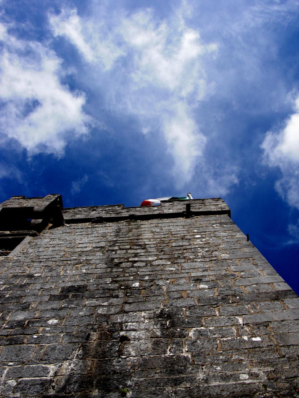 Free Stock Photo of Galway - Vertical Castle Wall w/flag | Download ...