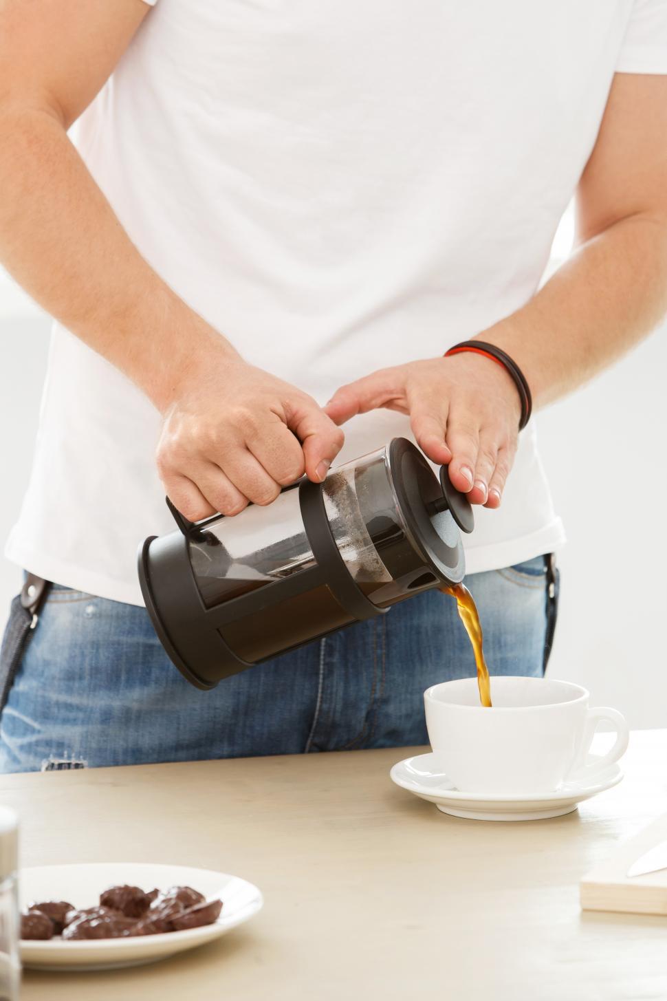 Free Stock Photo of Home, morning. Pouring morning coffee | Download ...