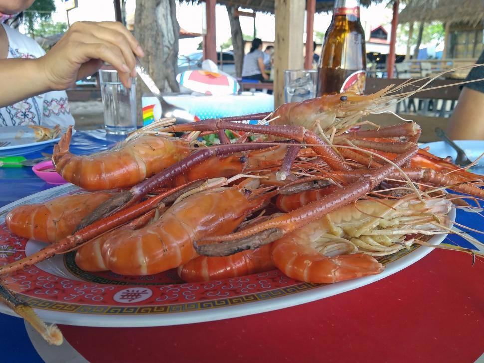 Free Stock Photo of Person eating cooked shrimps | Download Free Images ...