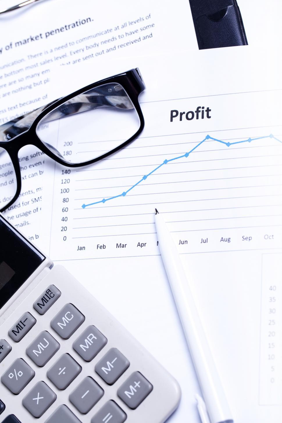 Free Stock Photo of Different business and accounting objects on the ...