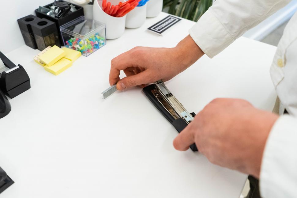 Free Stock Photo of Hands and Stapler | Download Free Images and Free ...