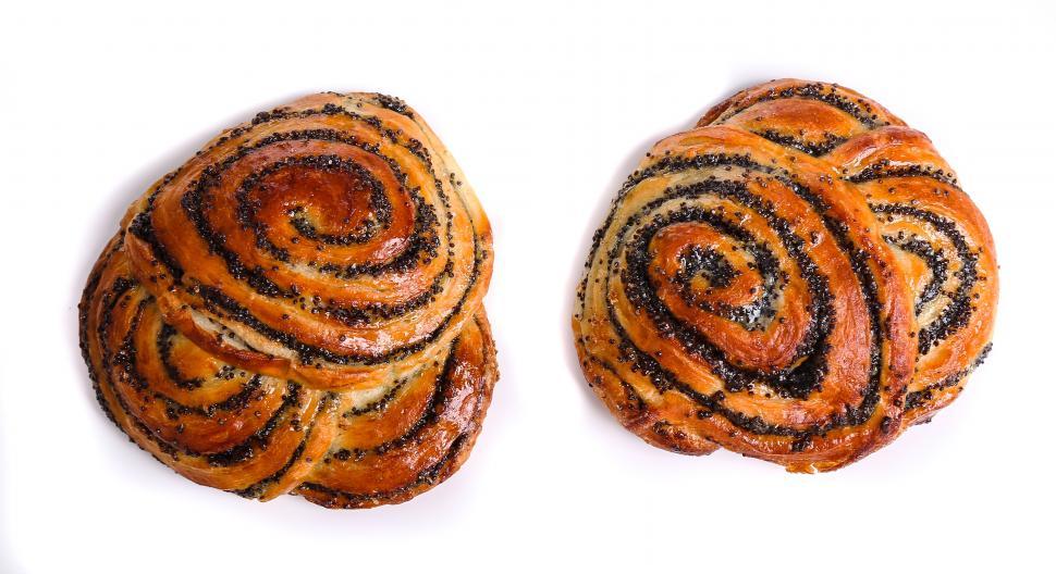 Free Stock Photo of Delicious buns - two, isolated on white | Download ...