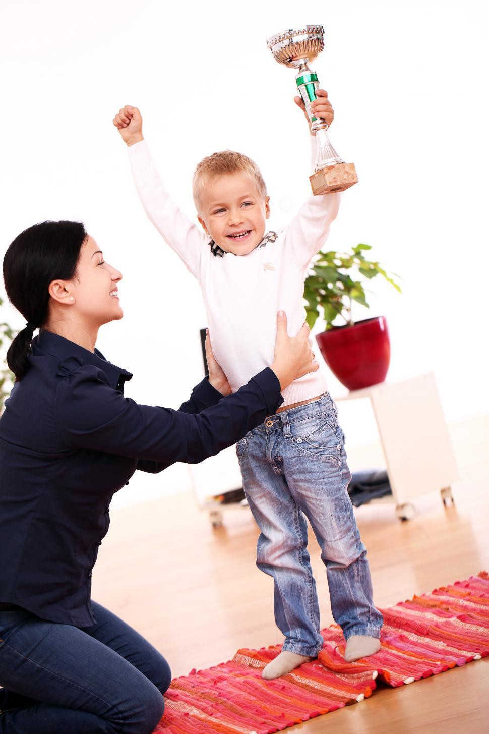 Free Stock Photo of Little kids wins a trophy | Download Free Images ...