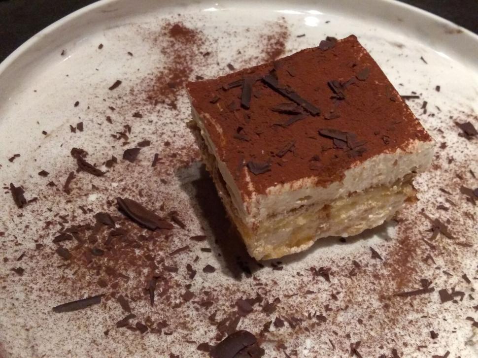 Free Stock Photo of Square piece of Tiramisu cake | Download Free ...