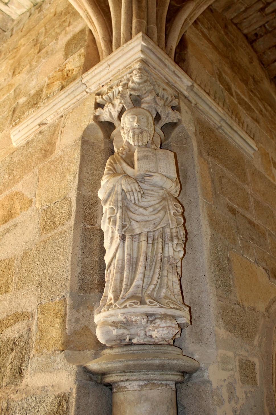 Free Stock Photo of Gothic Statue - Medieval Marble Statue of Saint ...