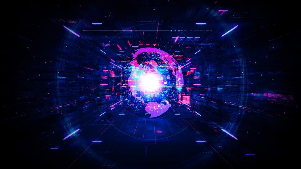 Free Stock Photo of Information Technology - Abstract Background ...