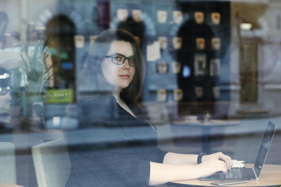 Free Stock Photo of Freelancer looking out window, at camera | Download ...