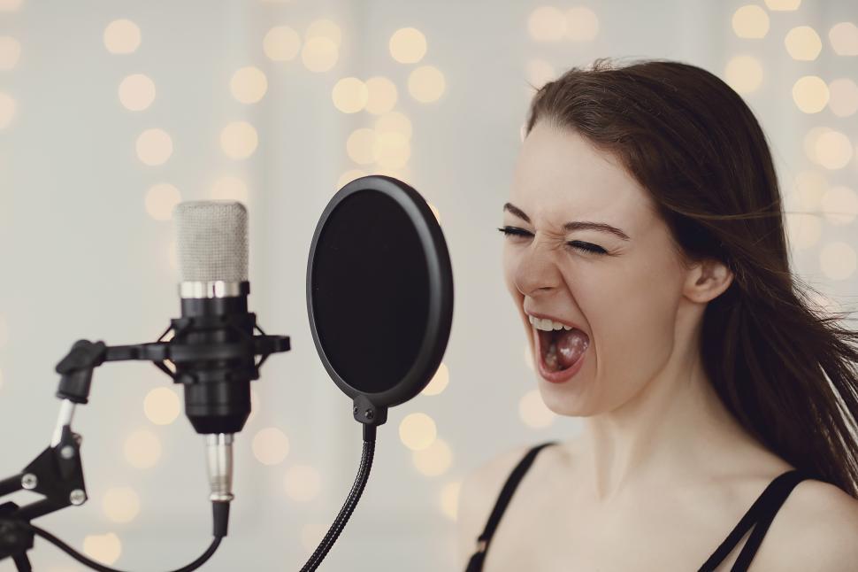 Free Stock Photo of Woman singing | Download Free Images and Free ...