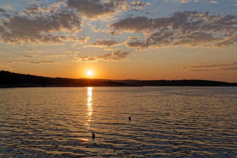 Free Stock Photo of Sunset over water | Download Free Images and Free ...