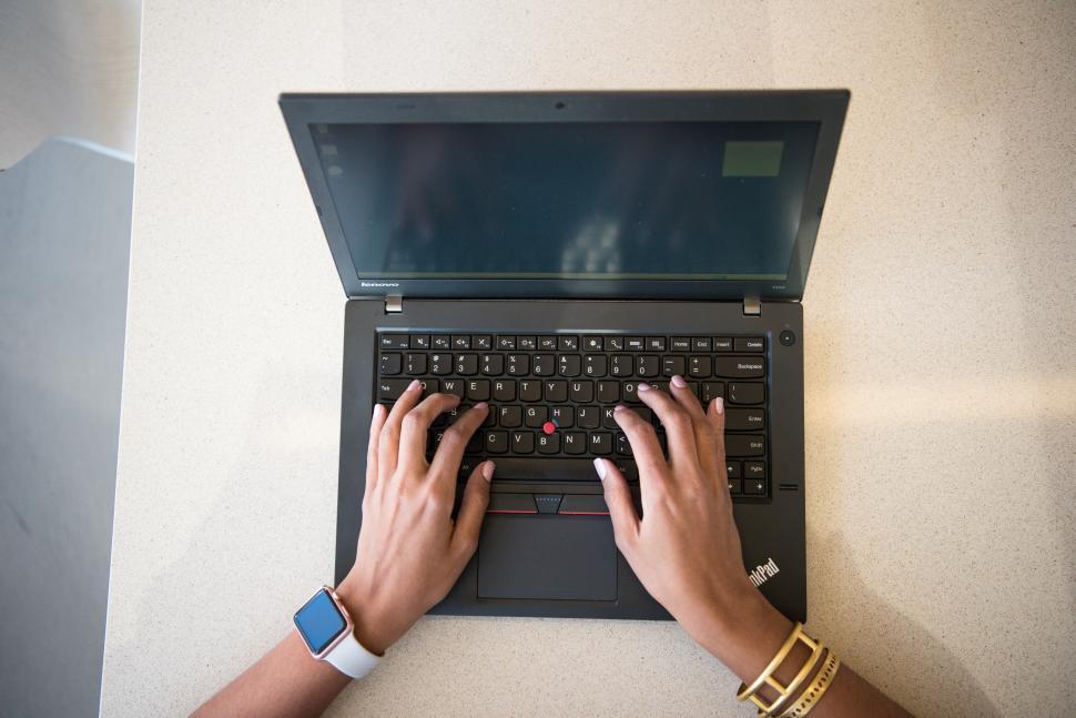 Free Stock Photo of Hands typing on laptop keyboard | Download Free ...