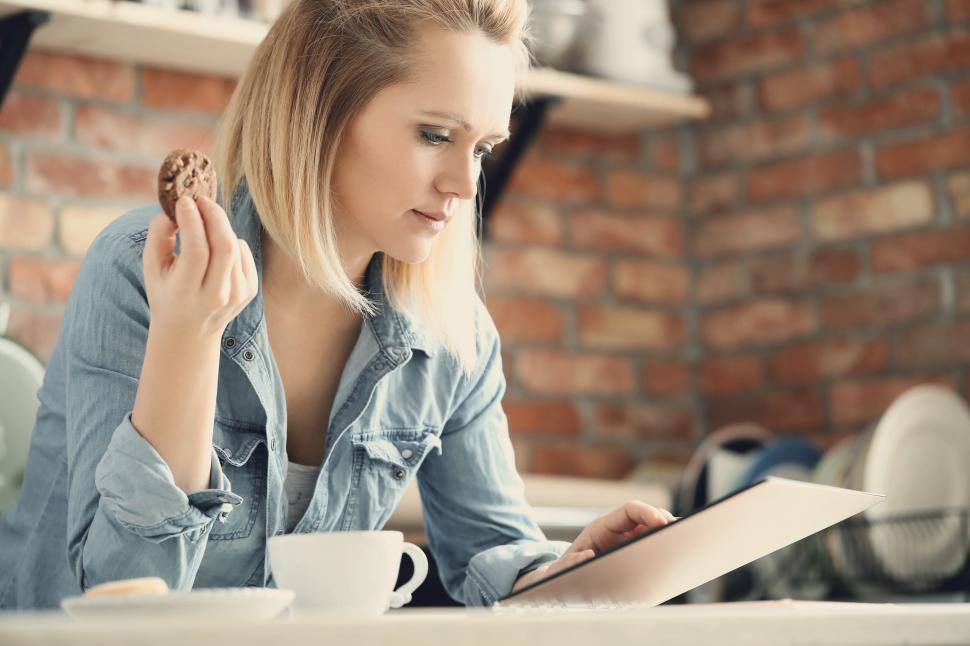 Free Stock Photo of Woman with a snack | Download Free Images and Free ...