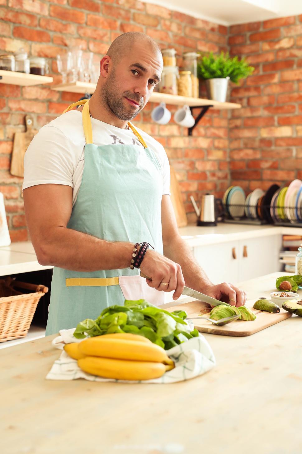 Free Stock Photo of Big guy in the kitchen | Download Free Images and ...