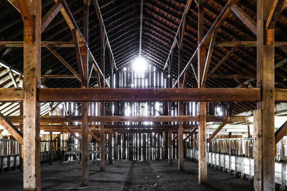 Free Stock Photo of Sun shines into an old barn | Download Free Images ...