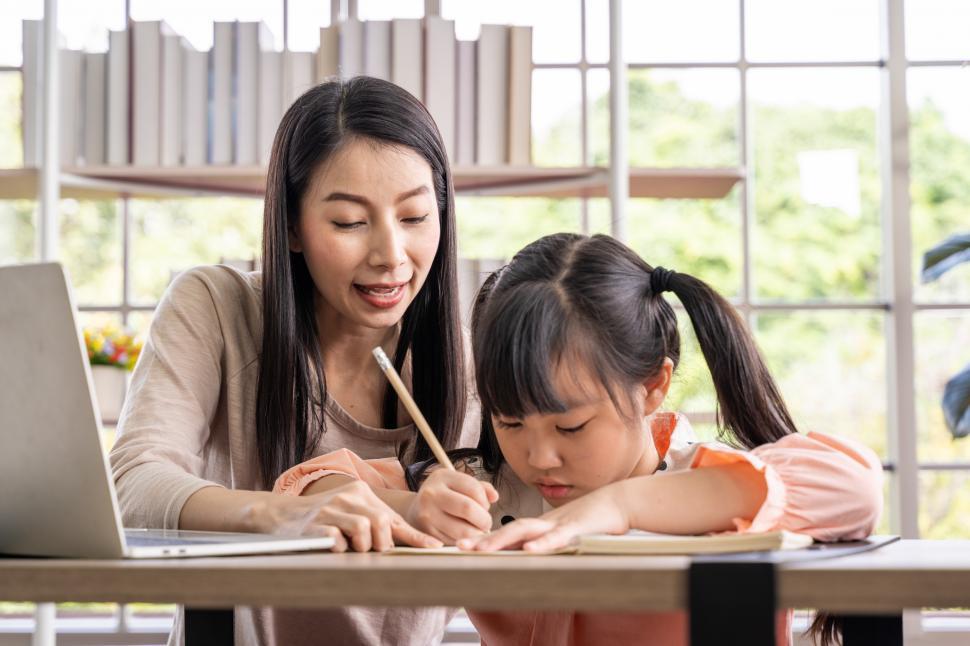 Free Stock Photo of Home schooling learning at home during virus ...