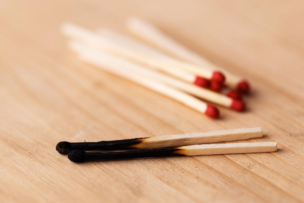 Free Stock Photo of Unused and used matchsticks | Download Free Images ...