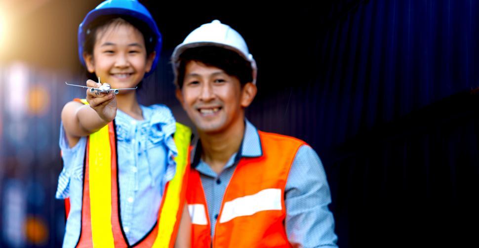 Free Stock Photo of Children have ambitions to be an engineer ...