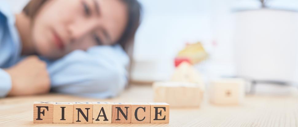 Free Stock Photo of The debtor is concerned about debts and their ...