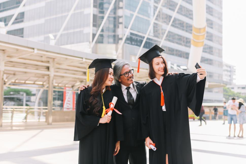 Free Stock Photo of Graduates with family member | Download Free Images ...