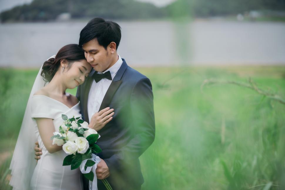 Happy Wedding Couple