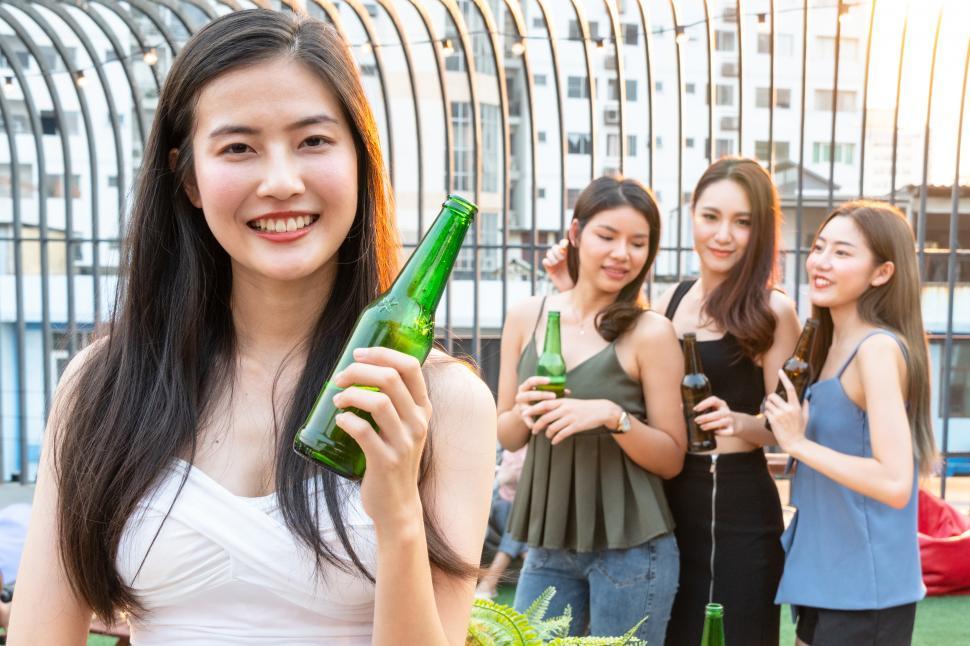 Free Stock Photo of Portrait of young woman smiling at the camera at a ...