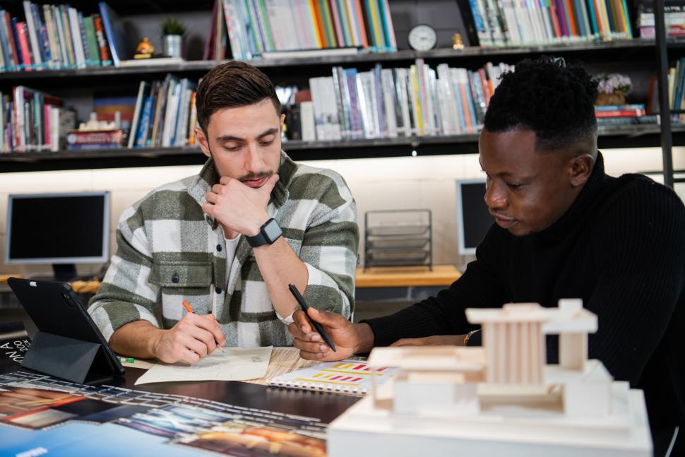 Free Stock Photo of Young architects design with team | Download Free ...