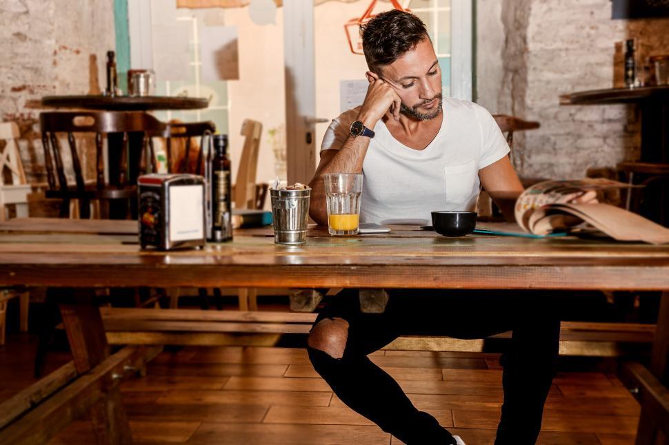 Free Stock Photo of young man in a pub | Download Free Images and Free ...