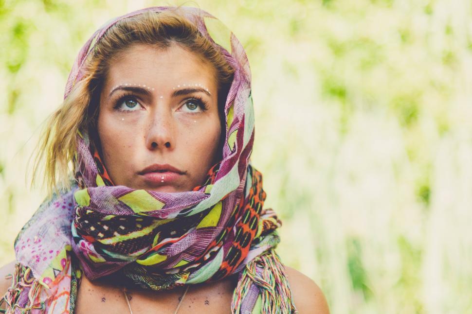 Free Stock Photo of a young blonde boho model in nature | Download Free ...