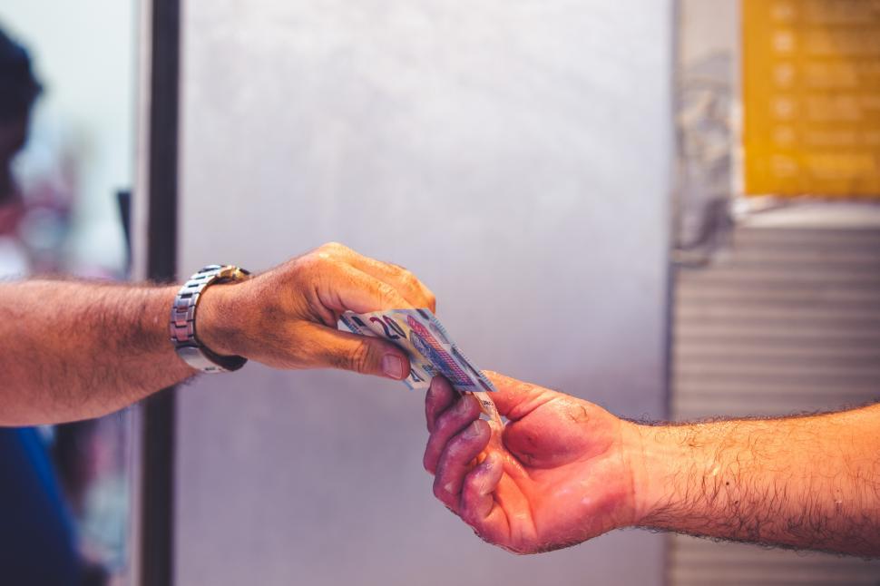 Free Stock Photo of hands close up paying with cash | Download Free ...