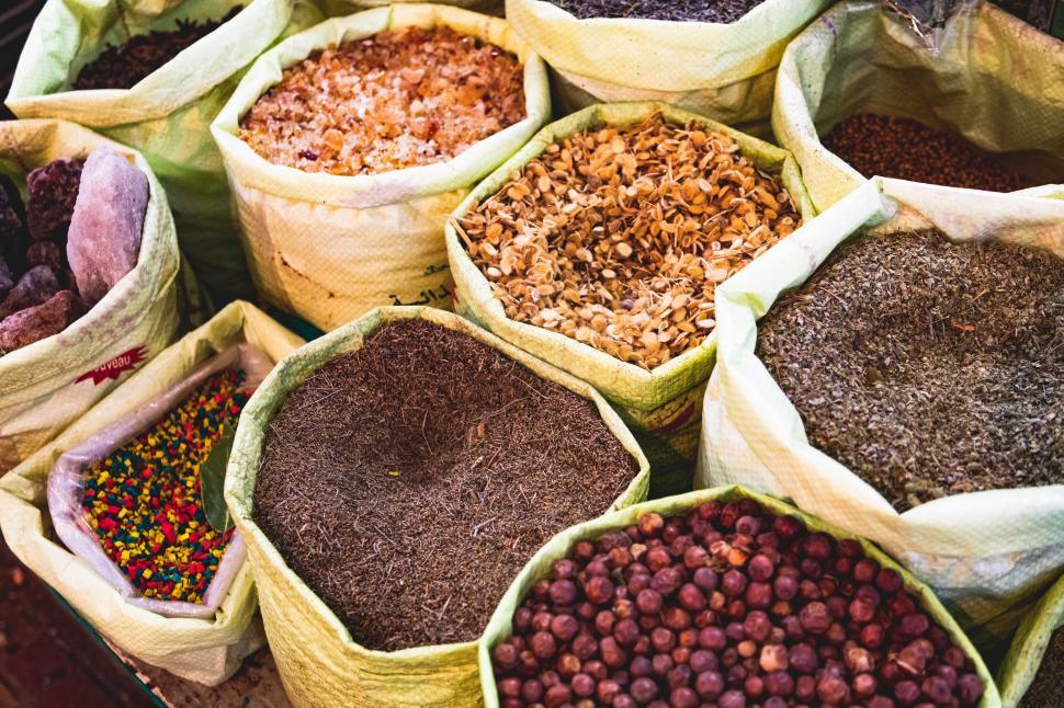 Free Stock Photo of variety of spices in a market | Download Free ...