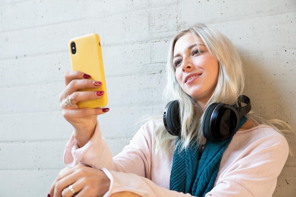 Free Stock Photo of young woman using a smartphone | Download Free ...