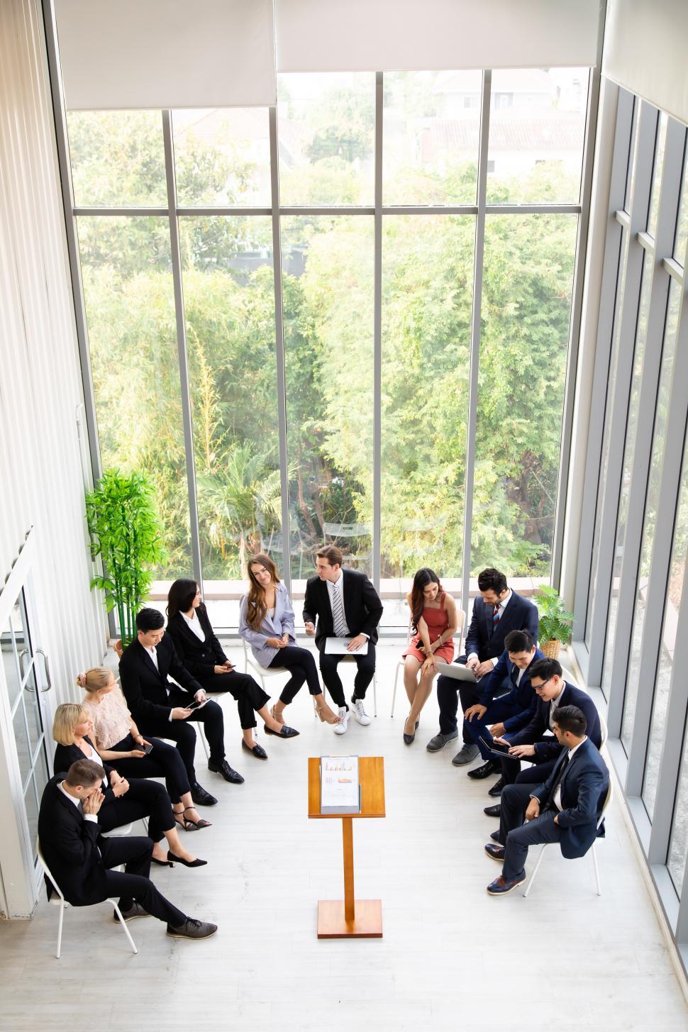 Free Stock Photo of Multiethnic business People in Seminar | Download ...