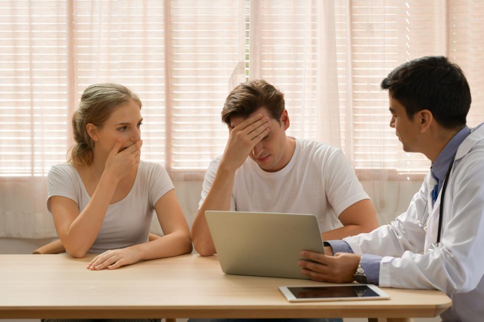 Free Stock Photo of Couple receive bad medical news | Download Free ...