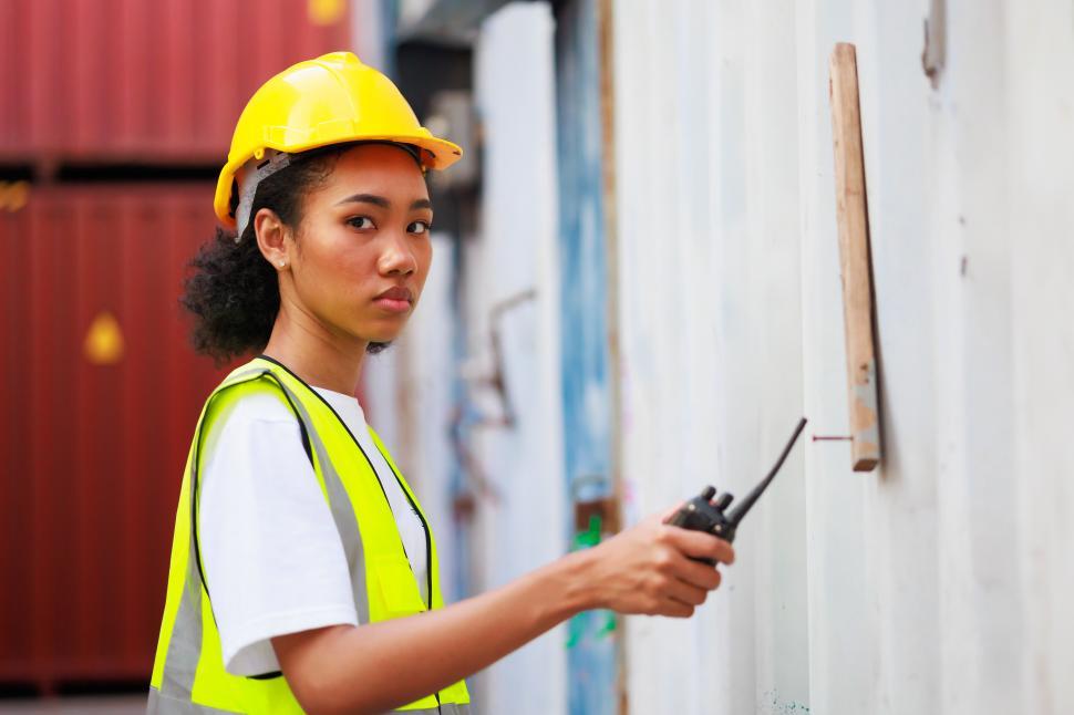 Free Stock Photo of Black woman working in logistics | Download Free ...