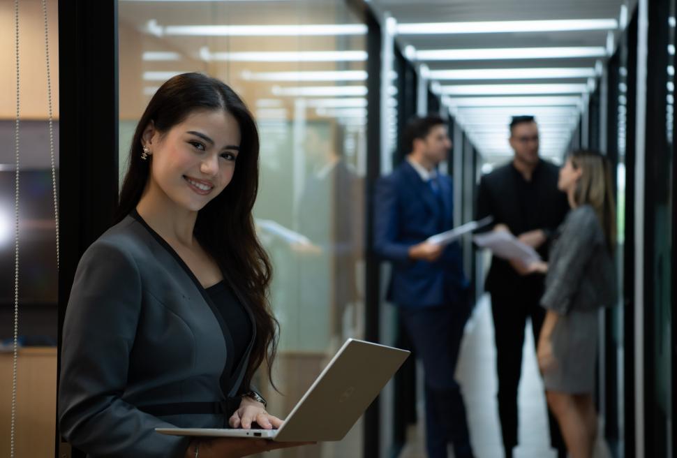 Free Stock Photo of Newly hired business person in the corridor of the ...