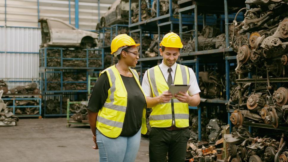 Free Stock Photo of Engineers are working in heavy industrial plant ...