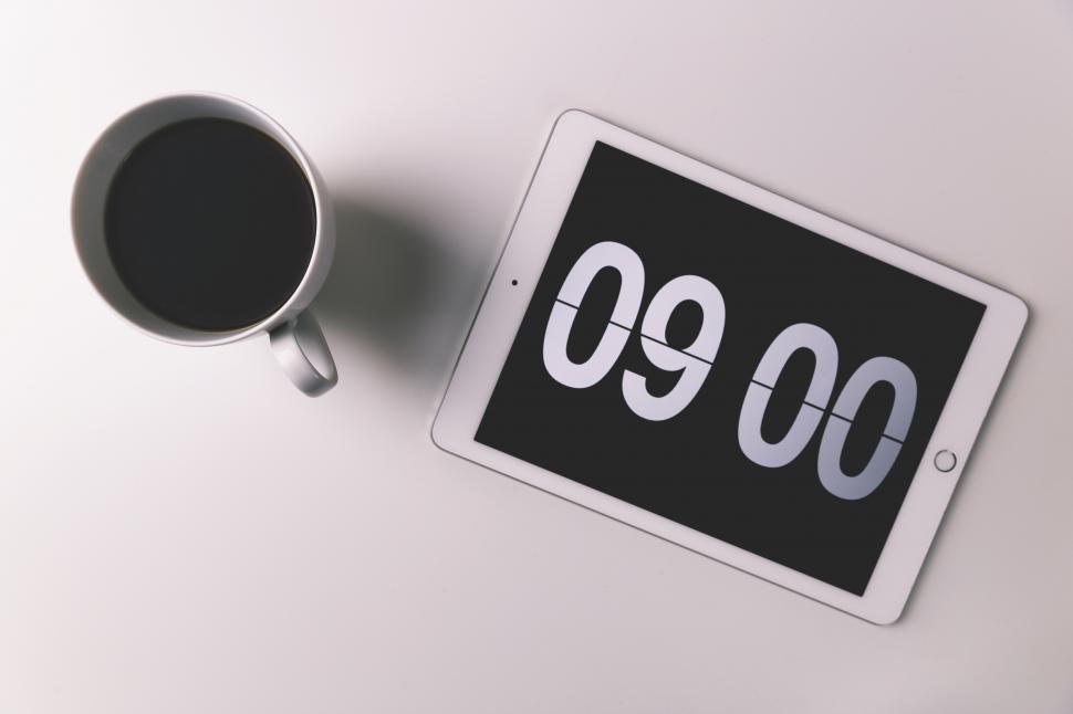 Free Stock Photo of iPad, Coffee & Time Free Stock Photo | Download ...