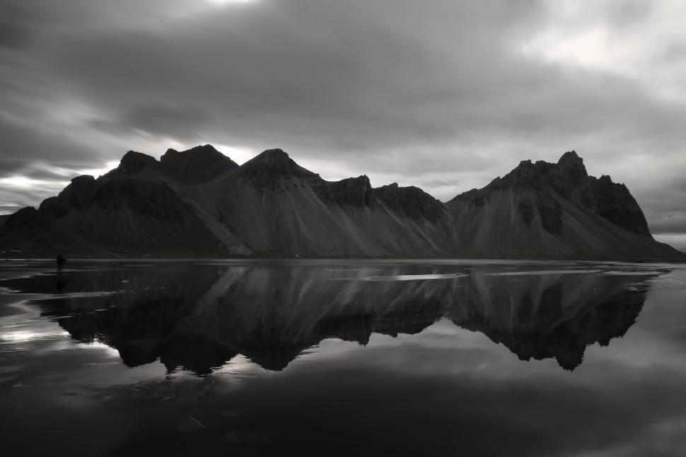 Free Stock Photo of A body of water with mountains in the distance ...