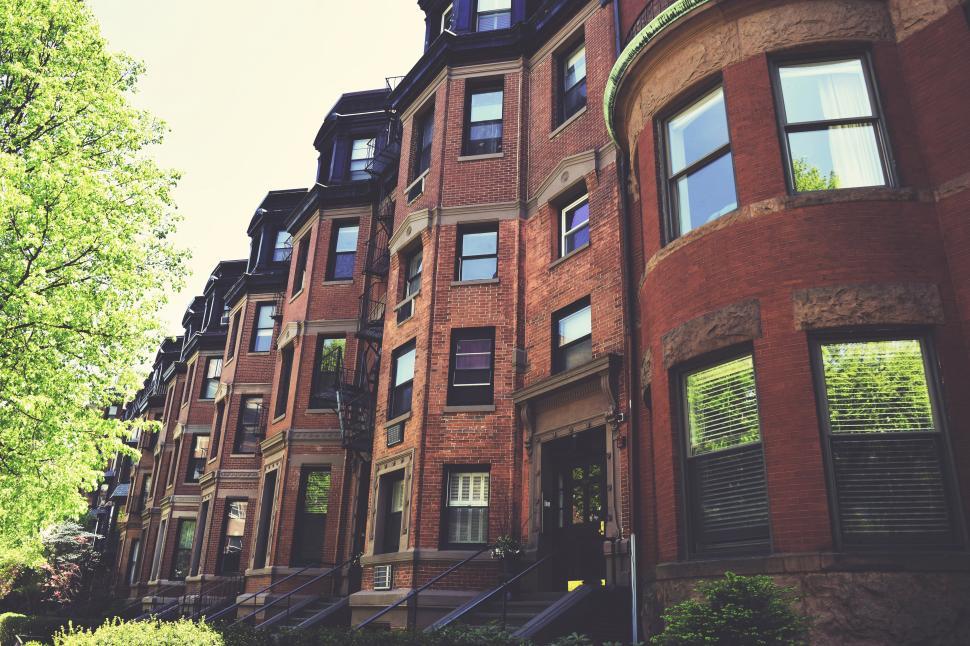 Free Stock Photo of A row of brick buildings | Download Free Images and ...