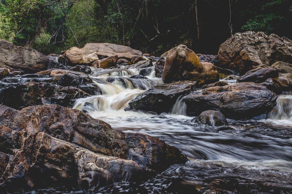 Free Stock Photo of A river flowing through rocks | Download Free ...