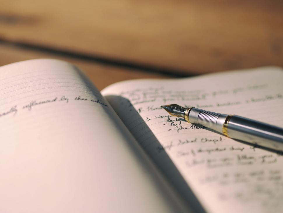 Free Stock Photo of A pen on a book | Download Free Images and Free ...