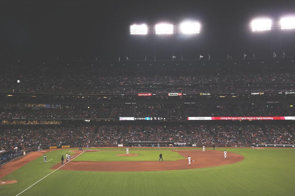 Free Stock Photo of A baseball game in a stadium | Download Free Images ...