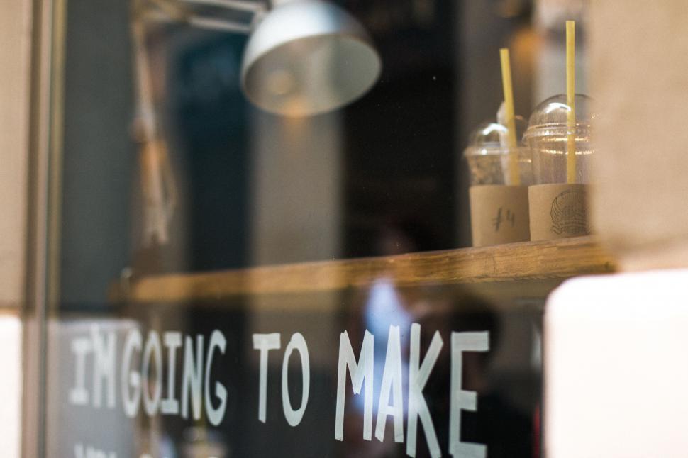 Free Stock Photo of A sign on a window | Download Free Images and Free ...