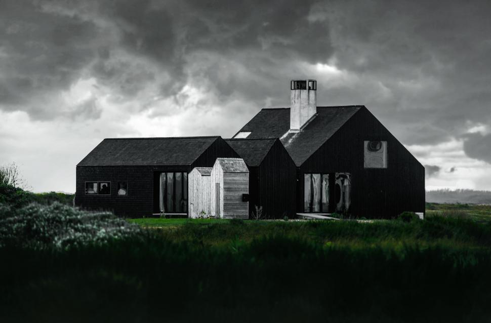 Free Stock Photo of A house with a cloudy sky | Download Free Images ...