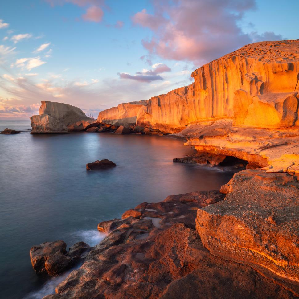 Free Stock Photo of A rocky cliffs and water | Download Free Images and ...