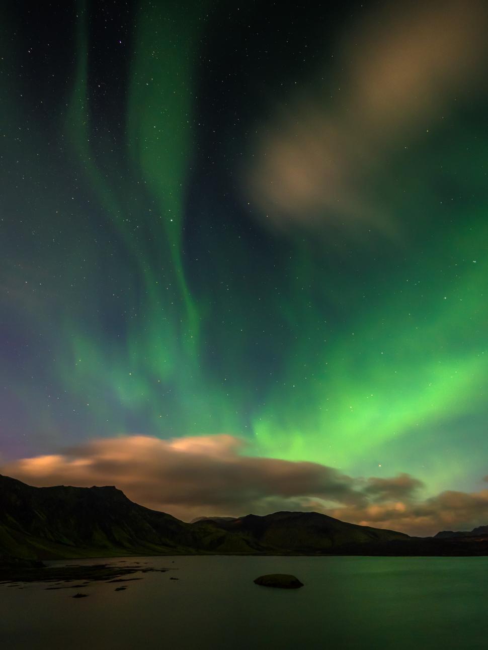 Free Stock Photo of Green lights in the sky | Download Free Images and ...
