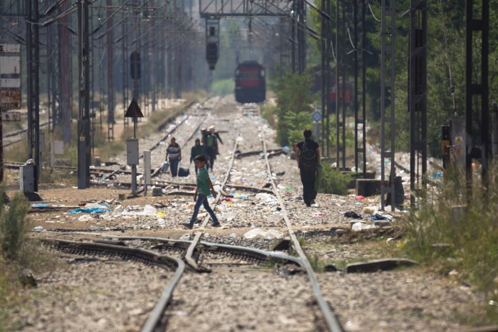Free Stock Photo of People walking on train tracks | Download Free ...