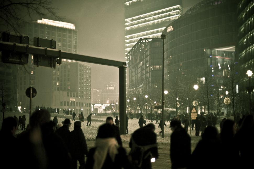 Free Stock Photo of A group of people walking in a city | Download Free ...